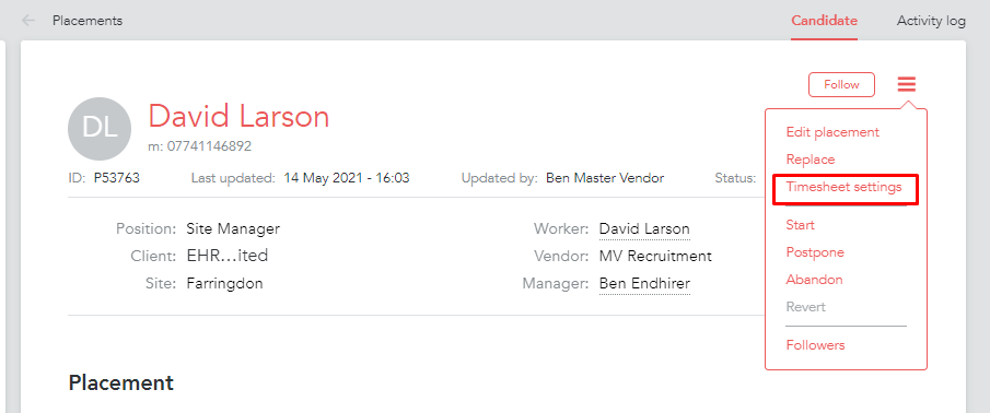 How to Manage Timesheet Settings – Engage