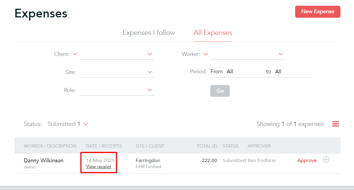 How to Create, Approve, Reject, and Cancel Expenses – Engage