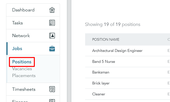 How to Create a Position – Engage