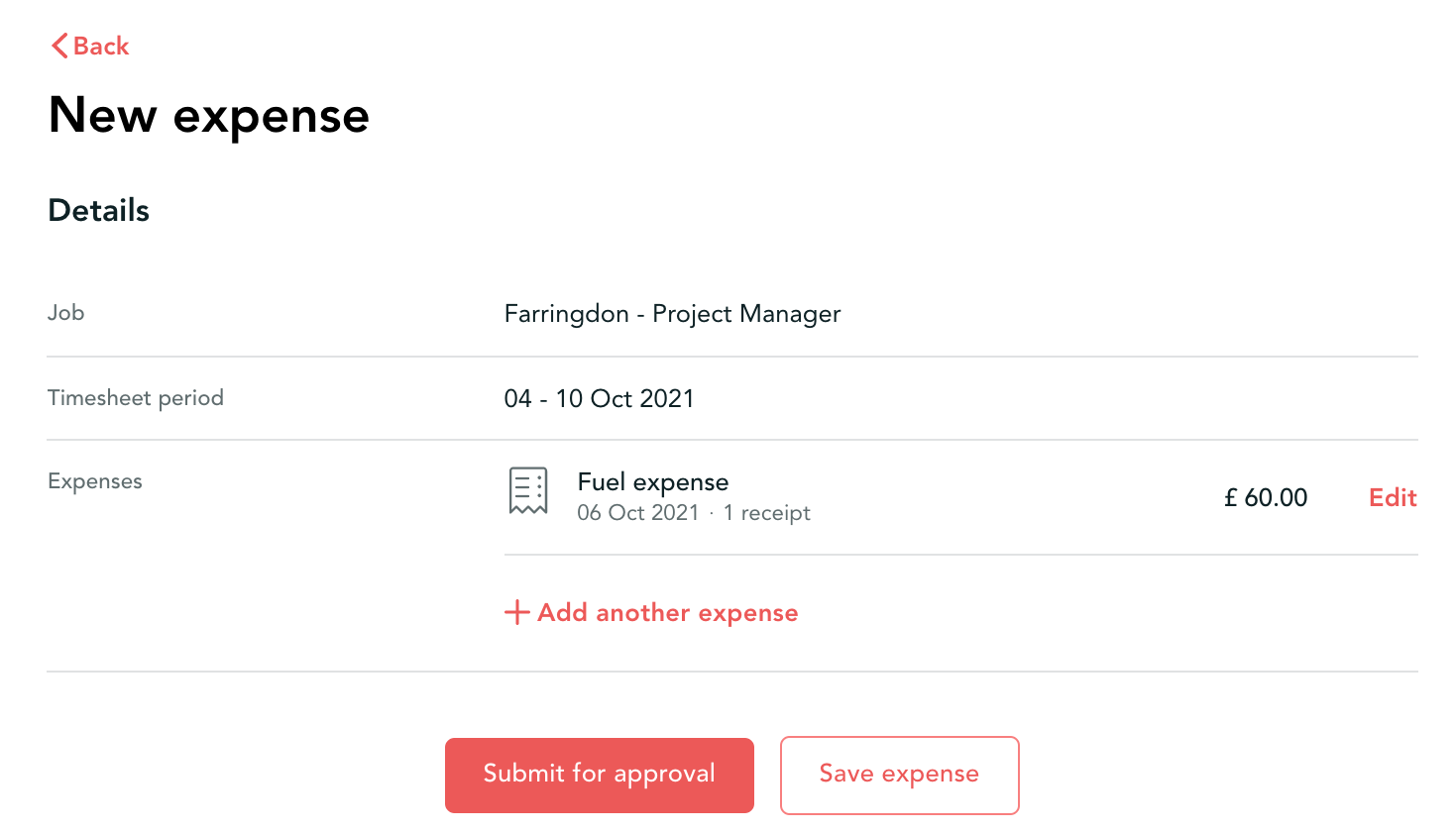 How to Submit an Expense – Engage